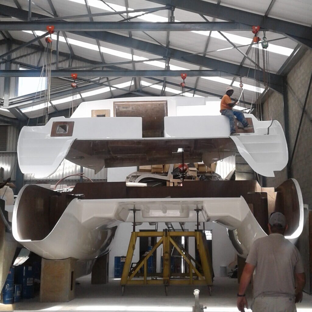 Catamaran Structure – Bridge Decks and Cross Beams – YachtSite
