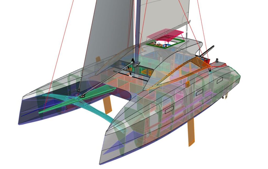 Catamaran Structure – Bridge Decks and Cross Beams – YachtSite